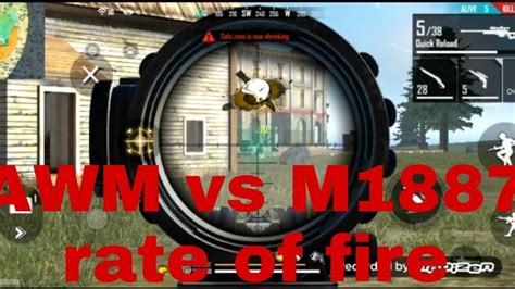 Awm Vs M1887 Rate Of Fire Which Best Gun Youtube