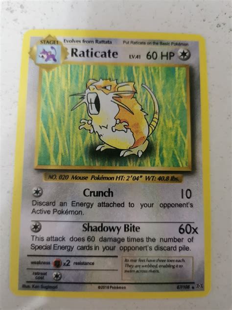 Raticate 67 108 karta Pokemon Kraków Kup teraz na Allegro Lokalnie