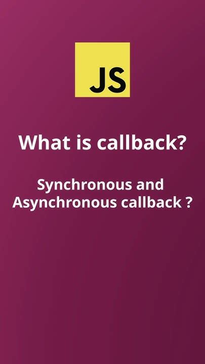 Callback Synchronous And Asynchronous Javascript Interview Question