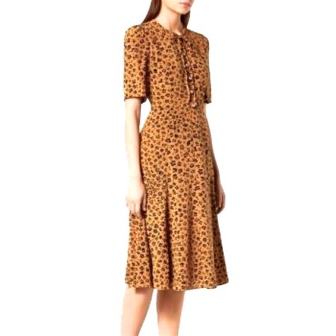 Lk Bennett Dresses Nwt Lk Bennett Montana Silk Dress In Leopard