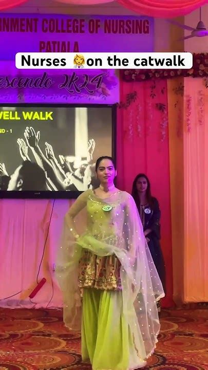Nurses 👩‍⚕️on The Catwalkgmc Freshers Rampwalkcivilserviceexam