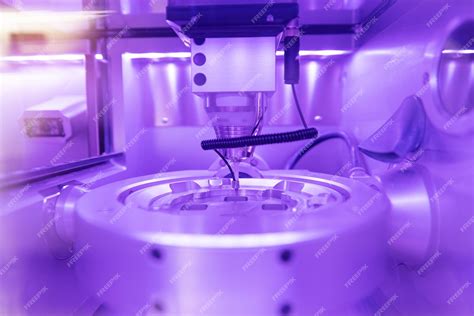 Premium Photo Cad Cam Milling Machine In Dental Laboratory Production