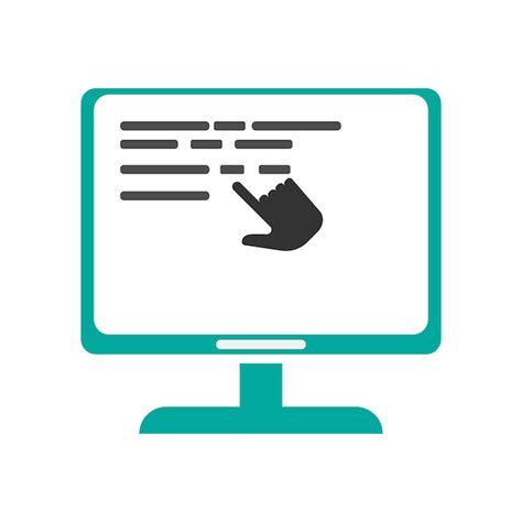 Cursor Del Mouse Y Mano Vector Premium