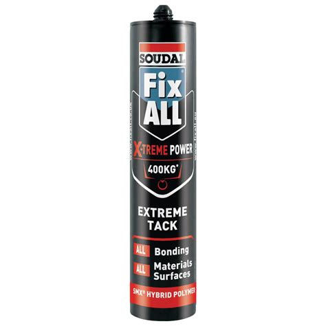 Soudal FixAll Xtreme Power White 290ml - Hardware & General