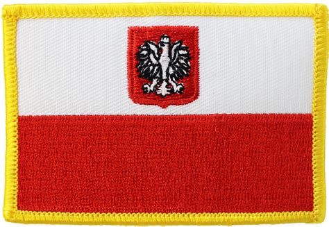 Buy Poland Rectangular Patch Eagle Flagline