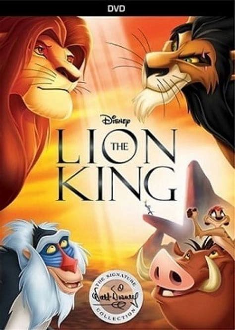 Disney The Lion King Signature Collection Dvd 1994 Award Winner