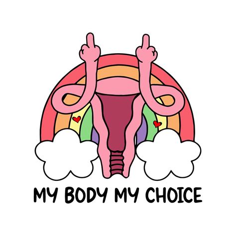 My Body My Choice Svg Middle Finger Uterus Svg Inspire Uplift
