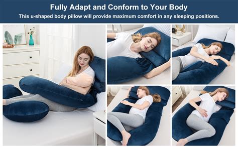Luxetile Pregnancy Pillow U Shaped Body Support Shredded