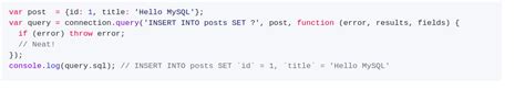 Nodejs Debug Inserting Post Query Sql With Express Stack Overflow