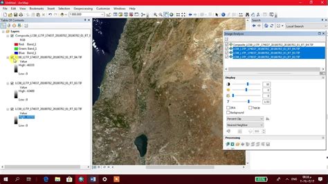 Composite Landsat 8 Bands In Arcgis Youtube