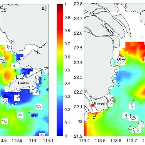 Spatial Distribution Of Pearson Correlation Coefficient PCC And Root