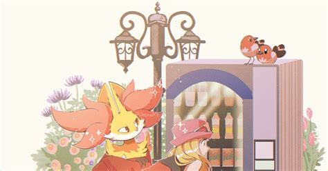 Pokémon Delphox Serena Trainer ポケログ4 Pixiv