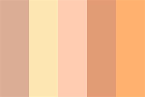 Apricot Color Palette Brown Color Schemes Brown Color