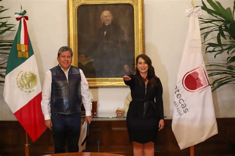 Gobernador David Monreal nombra a parte de su Gabinete Secretaría de