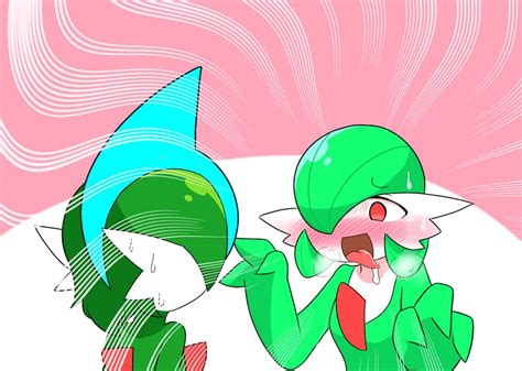Gardevoir And Gallade Pokemon Drawn By Kanimisonadouble Danbooru