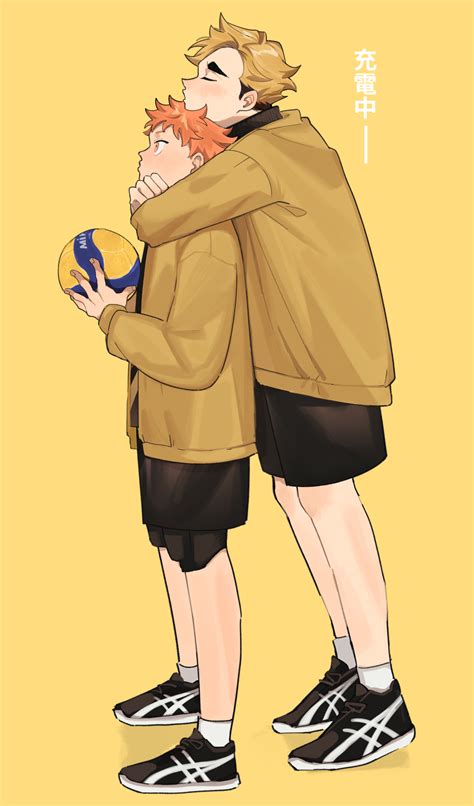 Hinata Shouyou And Miya Atsumu Haikyuu Drawn By Squareroot1548