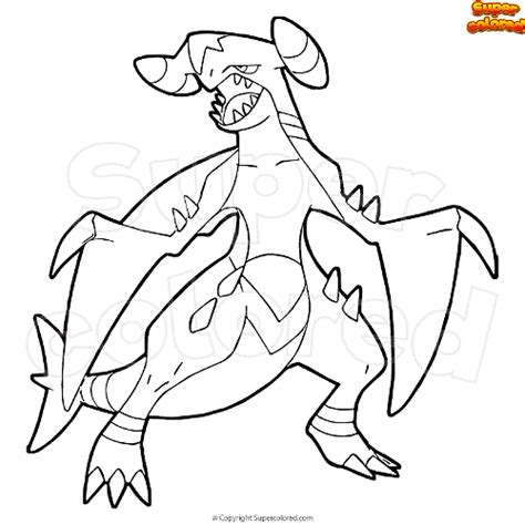 Garchomp From Pokemon Coloring Pages Xcolorings My XXX Hot Girl