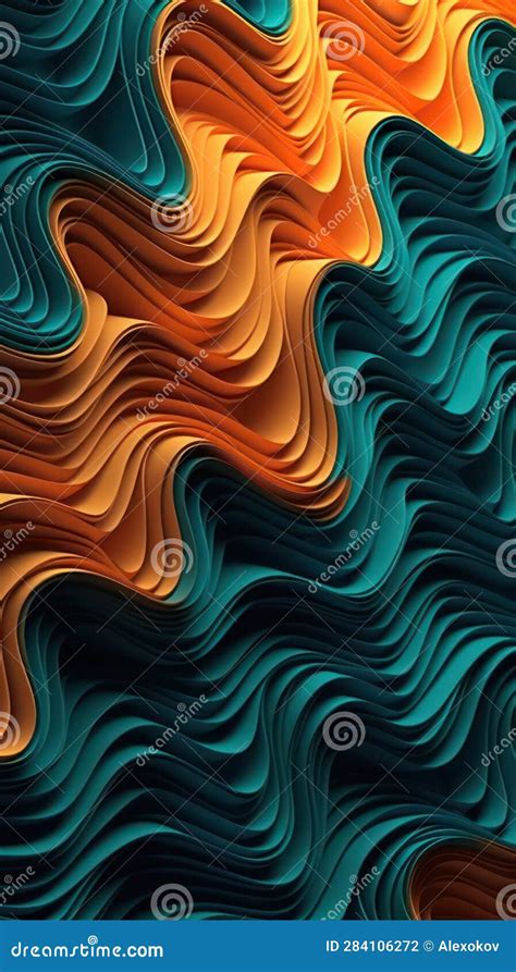 Dynamic Overlapping Lines And Curves Abstract Design Stock Illustration Illustration Of