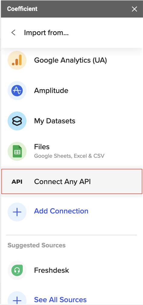 Connect Any Api Coefficient