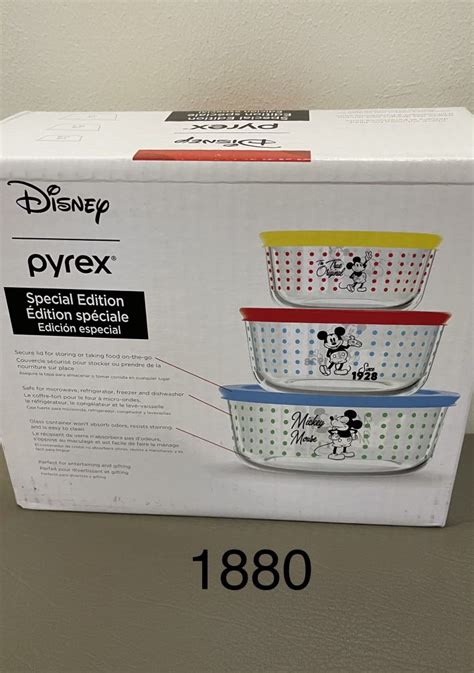 Pyrex Disney Set Furniture And Home Living Kitchenware And Tableware