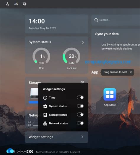 How To Build Home Private Cloud Using Casaos Computingforgeeks