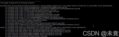 flink任务报错记录 org apache flink client program programinvocatione csdn博客