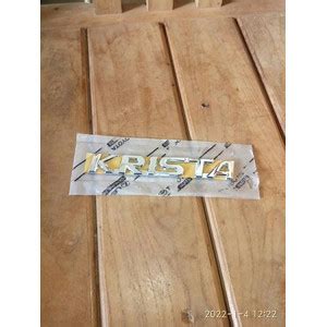 Jual LOGO EMBLEM TOYOTA KIJANG KRISTA ORIGINAL Jakarta Timur UYA ONI SHOP Tokopedia