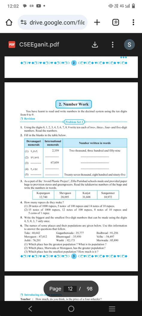 Mathematics Questions Using The Digits 0 1 2 3 4 5 6 7 8 9 Wri