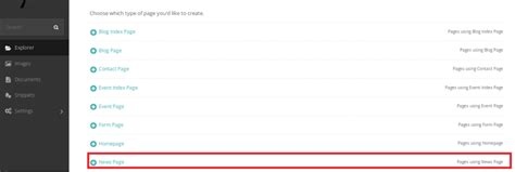 Django How To Add A Blank Page And Generate A Menu Using Wagtail