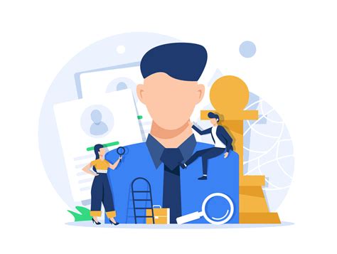 Hr Service Abstract Concept Vector Illustration Set Apply For Job Job