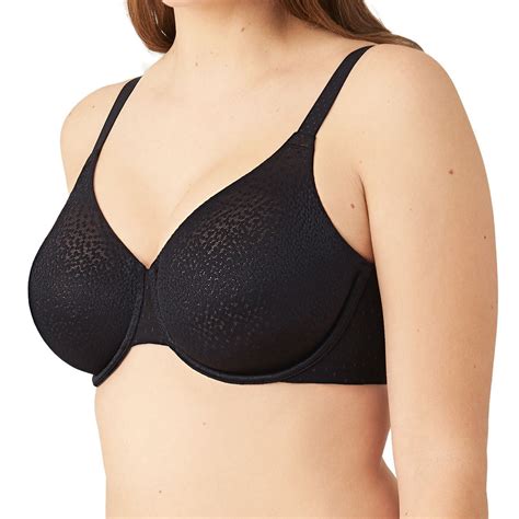 855303 Wacoal Back Appeal Underwire Bra Black Muse Intimates
