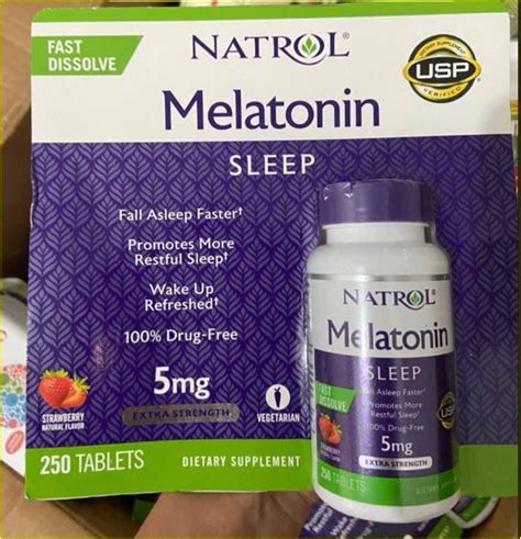 Natrol Melatonin 5 Mg Fast Dissolve 250 Tablets Lazada Ph
