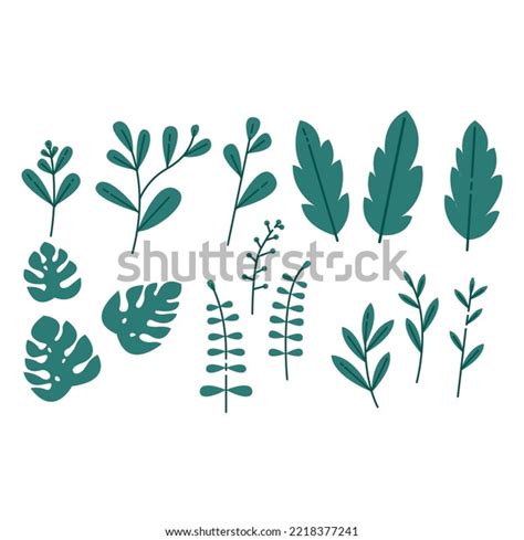 Green Leaf Asset Illustration Art Stock Vector Royalty Free 2218377241 Shutterstock