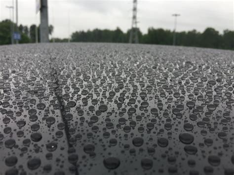 Water Droplets On A Newly Waxed Car Pics