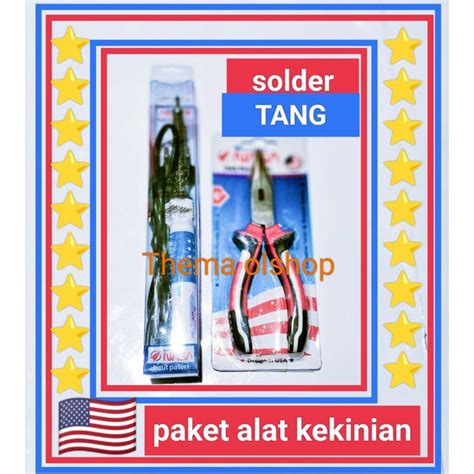 Jual SOLDER DAN TANG TERLARIS PAKET HEMAT PERKAKAS RUMAH Shopee