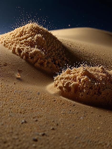 Beautiful Wallpaper Of Sands Particle Effect Premium Ai Generated Image