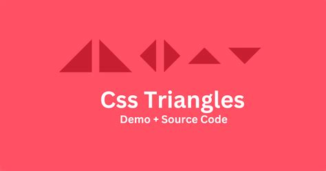30 Css Triangle Animations Codewithrandom