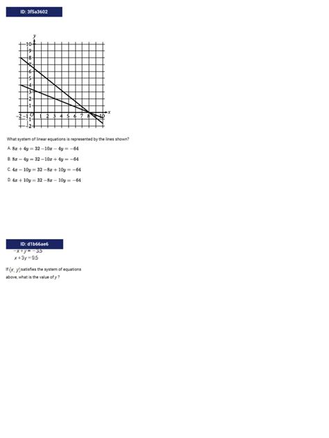 Algebra Systems Of Two Linear Equations In Two Variables Pdf Equations System Of Linear