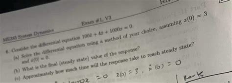 Solved Method Need To Use Laplace Transform And Partial Chegg