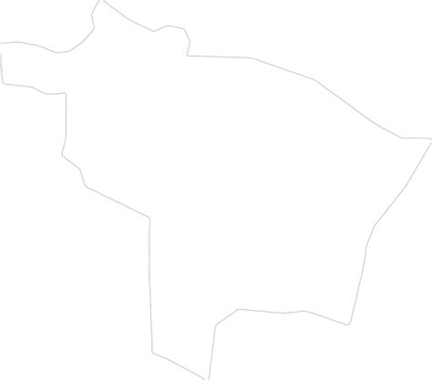 Mapa Del Contorno De Kotido En Uganda Vector Premium