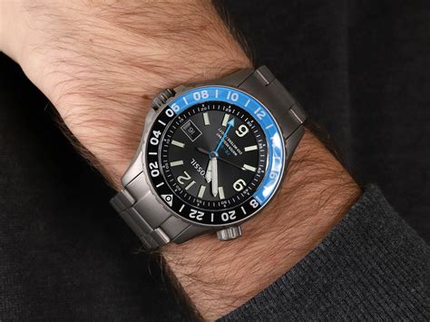 Fossil Le1100 Fb Gmt Dual Time Limited Edition Titanium Bracelet 45mm
