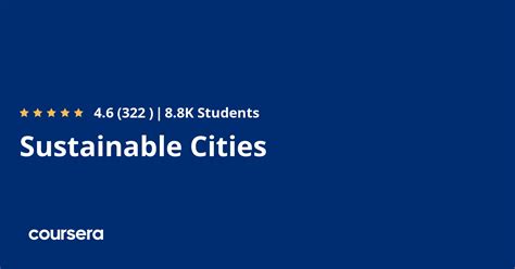 Discount Offer Online Course Sustainable Cities Coursesity