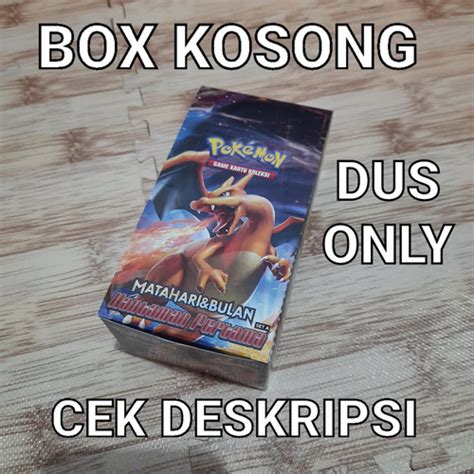 Jual Box Kosong Kartu Pokemon Indonesia Hantaman Pertama Set A