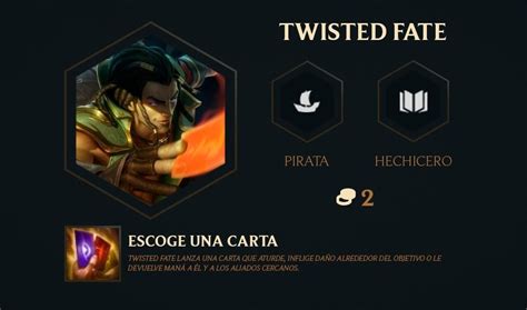 Teamfight Tactics Desvela La Habilidad De Twisted Fate