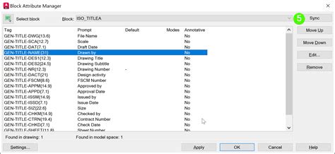 Attribute Width When Editing Title Block In AutoCAD Mechanical