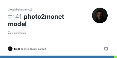 Photo Monet Model Issue Clovaai Stargan V GitHub