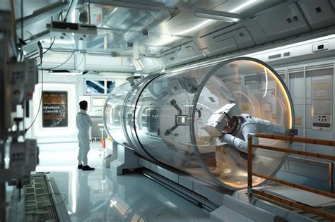 Designing Spacecraft Life Support Systems Ar Generative Ai Premium Ai Generated Image