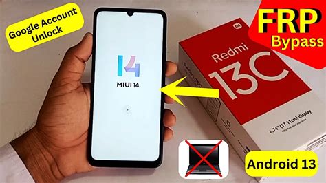 Redmi 13c Frp Bypass Miui 14 New Method Without Pc 2024 Redmi 13c
