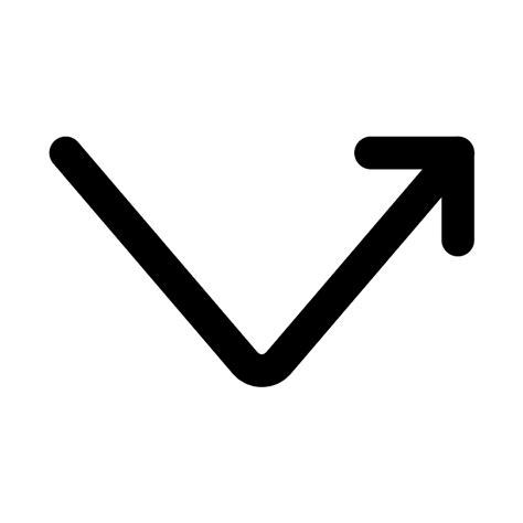 Right Up Direction Vector Svg Icon Svg Repo