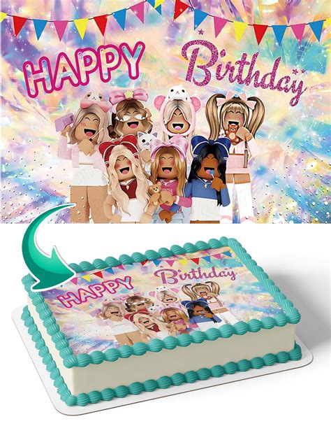 Roblox Girl Dolls Gr Edible Cake Toppers Ediblecakeimage